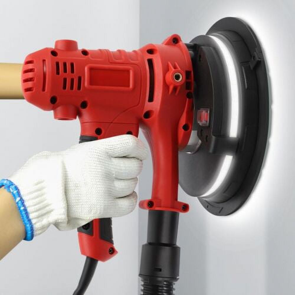 1200W Electric Drywall Sander Auto Vacuum & LED Variable Speed Dry Wall ...