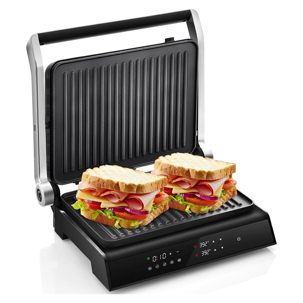 1200W Gourmet Sandwich Maker, Electric Panini Press Grill, 3 in 1 ...