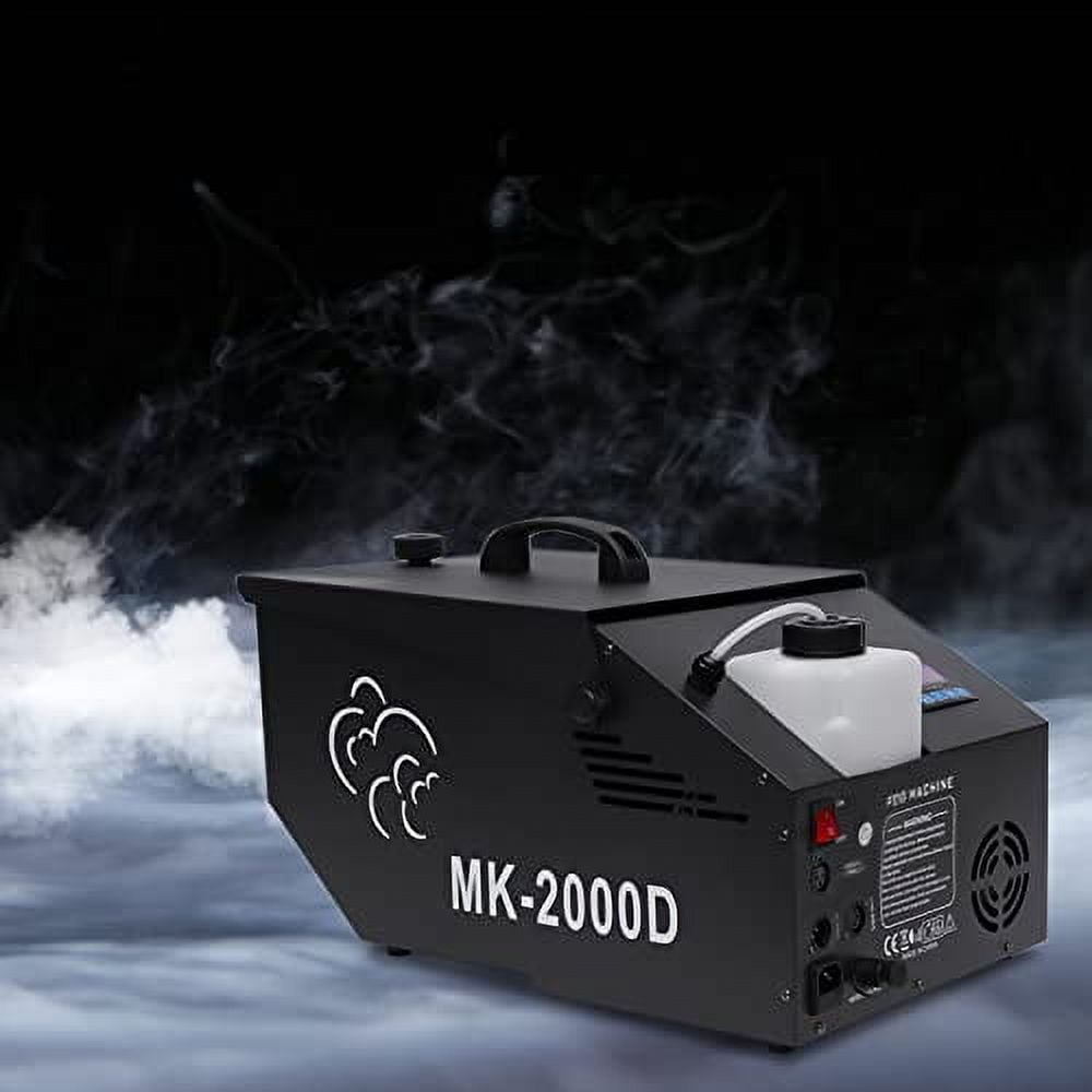 1200W Low-Lying Smoke Fog Machine, Dmx and Remote Control Dry Ice Fog ...