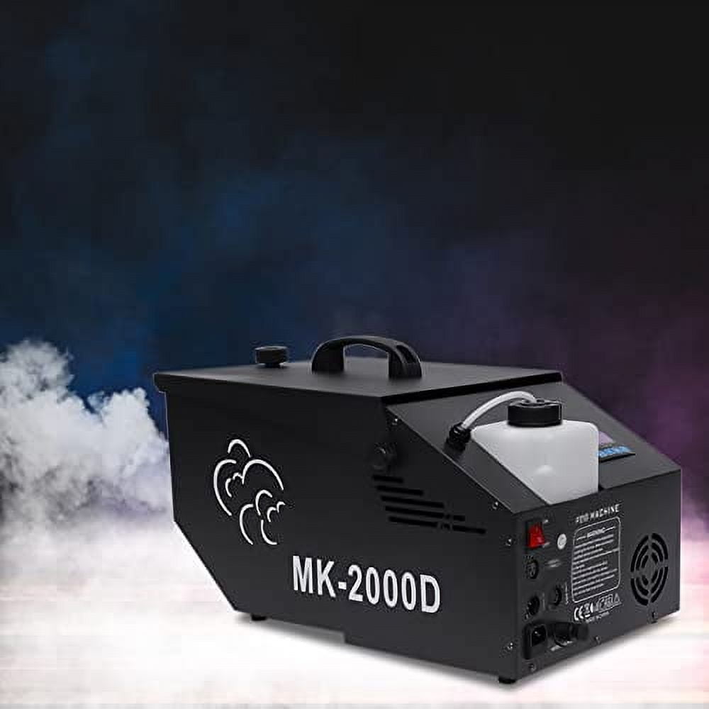 1200W Low-Lying Smoke Fog Machine, Dmx and Remote Control Dry Ice Fog ...