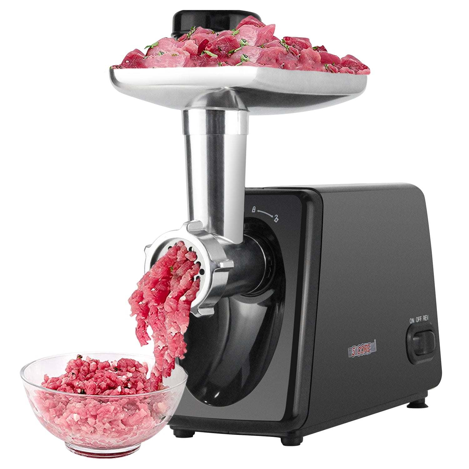 1200W (MAX 2600W) Electric Meat Grinder, Sausage Stuffer Machine ...