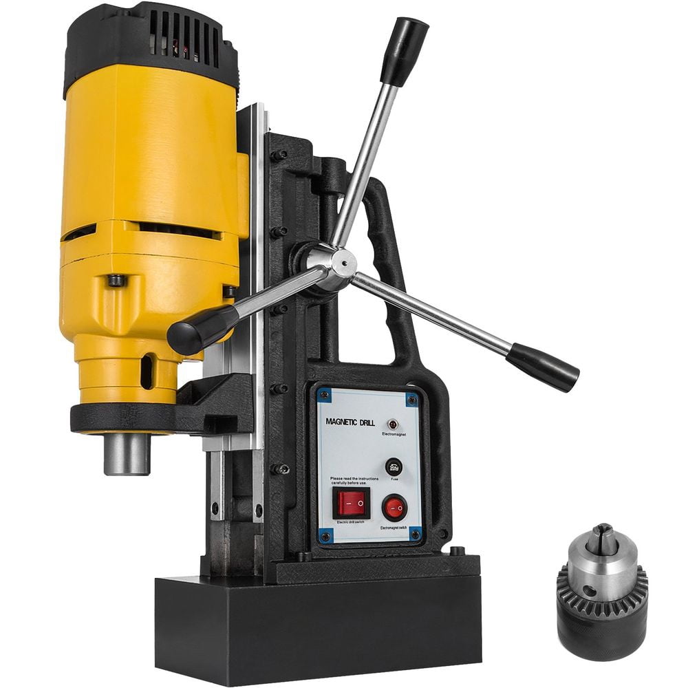 1200W Magnetic Drill Press with 9/10 Inch (23mm) Boring Diameter ...