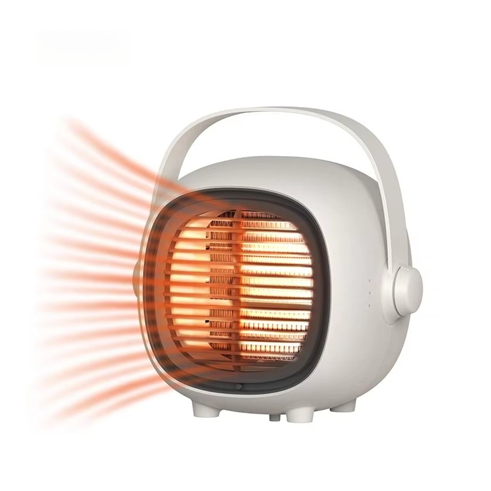 1200W Mini Portable Desktop Electric Table Fan Heater Tube Space ...