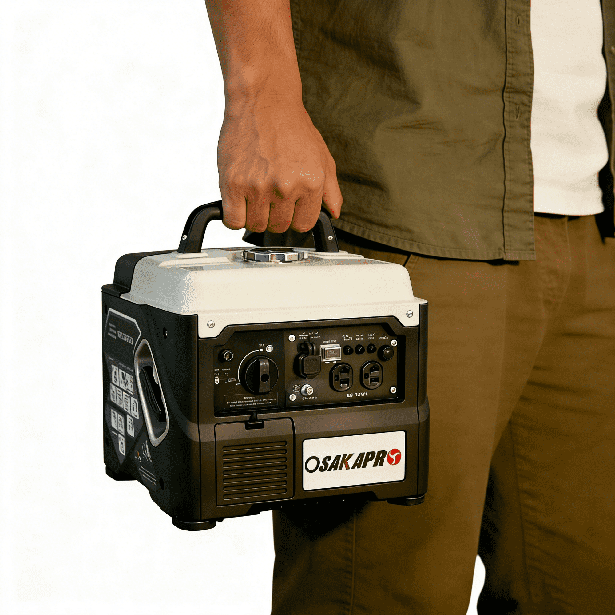 1200W Portable Gas Inverter Generator – Ultra-Quiet, Lightweight 27lb ...