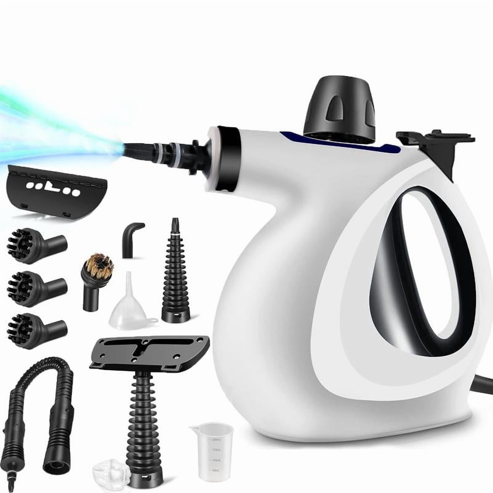 1200W Powerful Handheld Steam Cleaner with Detergent Container and ...