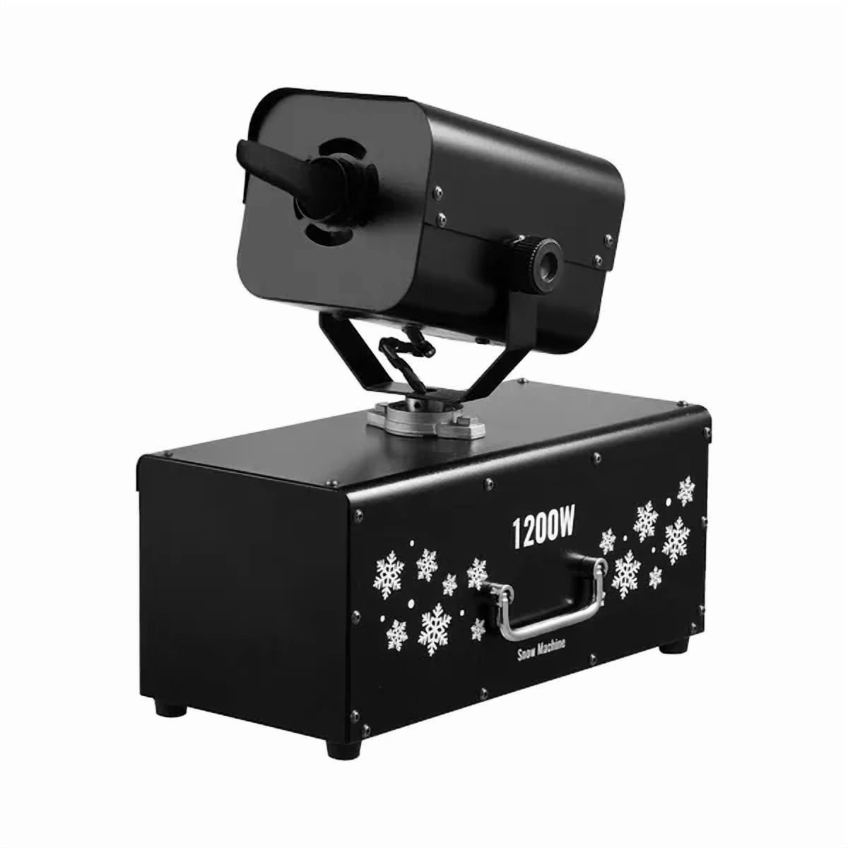 1200W Wireless Remote Control Snow Machine 90 Degree Shaking Head High ...