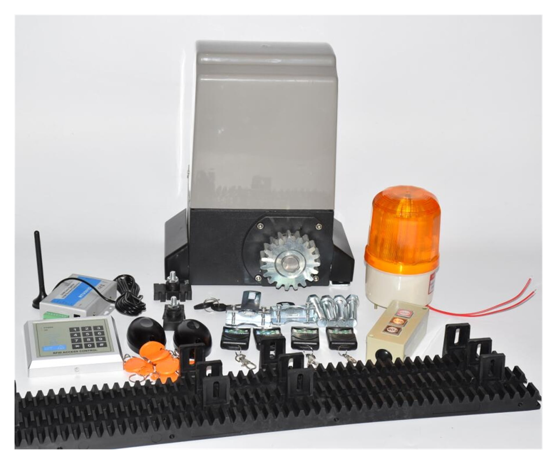 1200kg KIT SET GATE GATES SLIDING SLIDE AUTOMATIC OPENER MOTOR 6m Or 7m ...