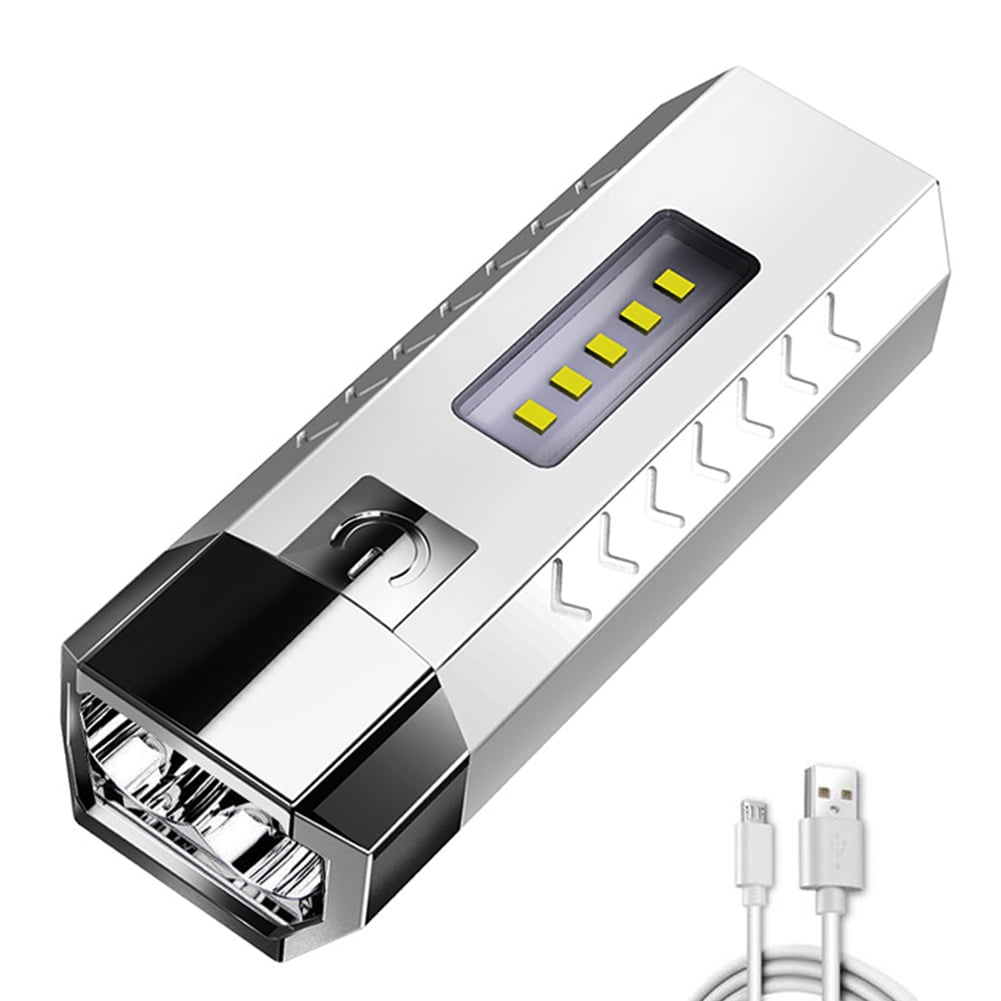 1200mAh COB LED Torch Power Bank 500lm Camping Travel Waterproof ...