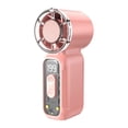 1200mAh Handheld Mini Fan, Wearable Neck Cooling Fan with LED ...