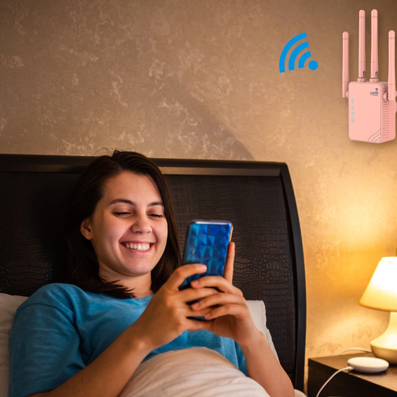 1200mbps WiFi Extender Signal Booster The Newest Generation Dual ...