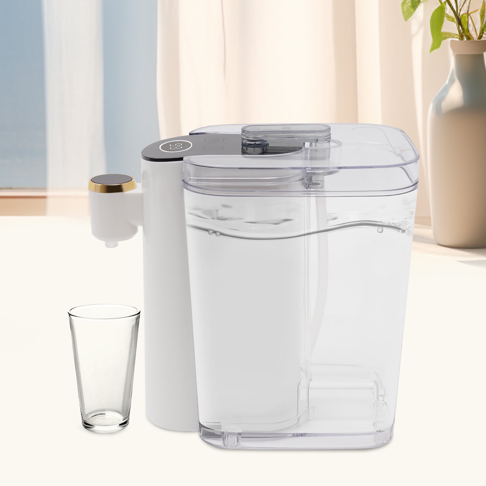 1200ml Cold and Hot Water Dispenser Top Loading Small Water Cooler ...