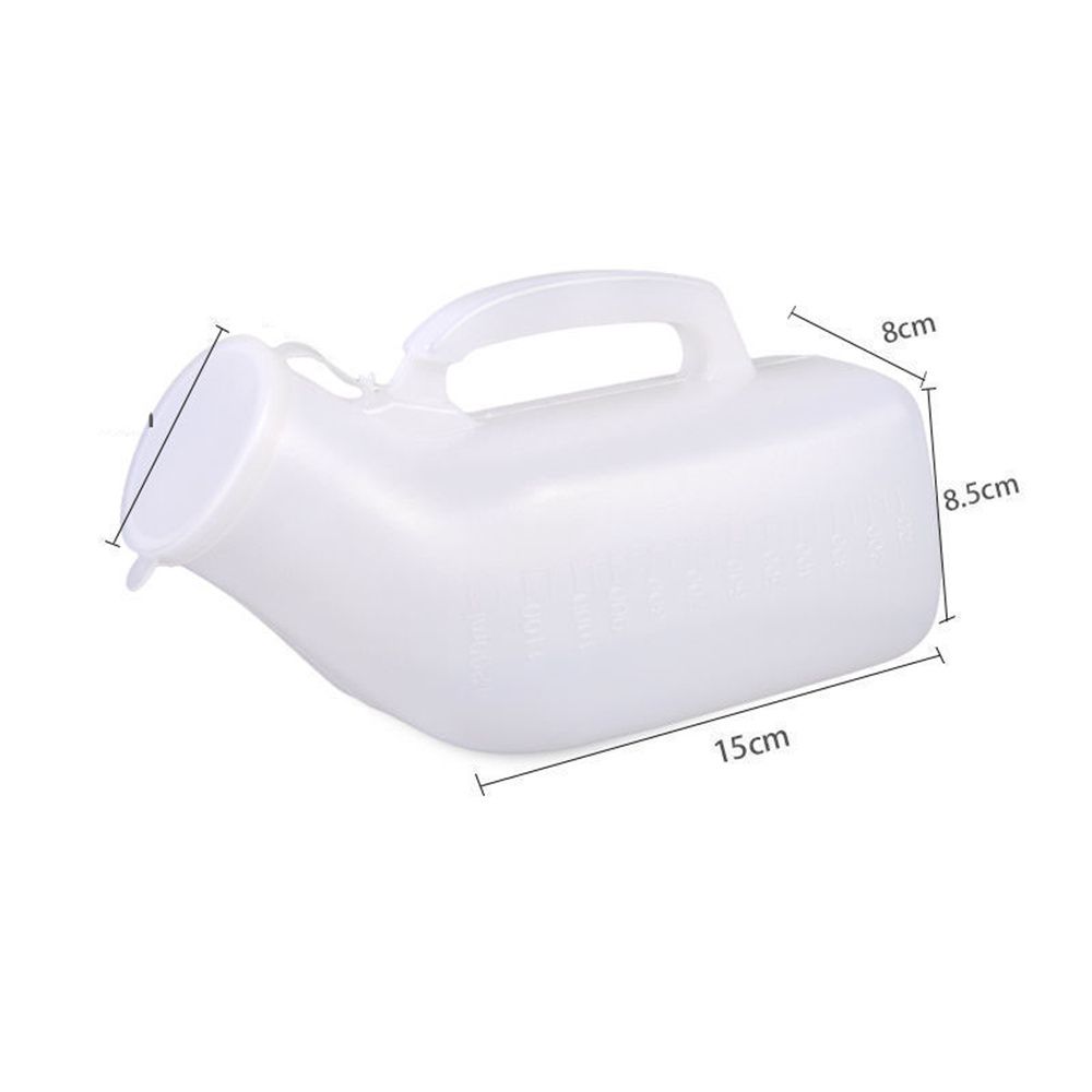 1200ml Disability Old Man Car Urine Pee Handle Camp Urinal Storage For ...