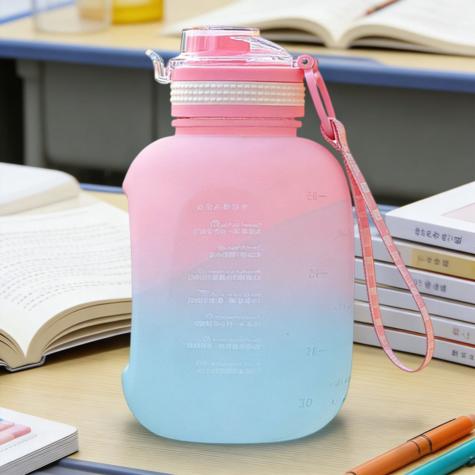 1200ml Large Capacity Water Jug for Adults Kids - Leakproof Belly ...