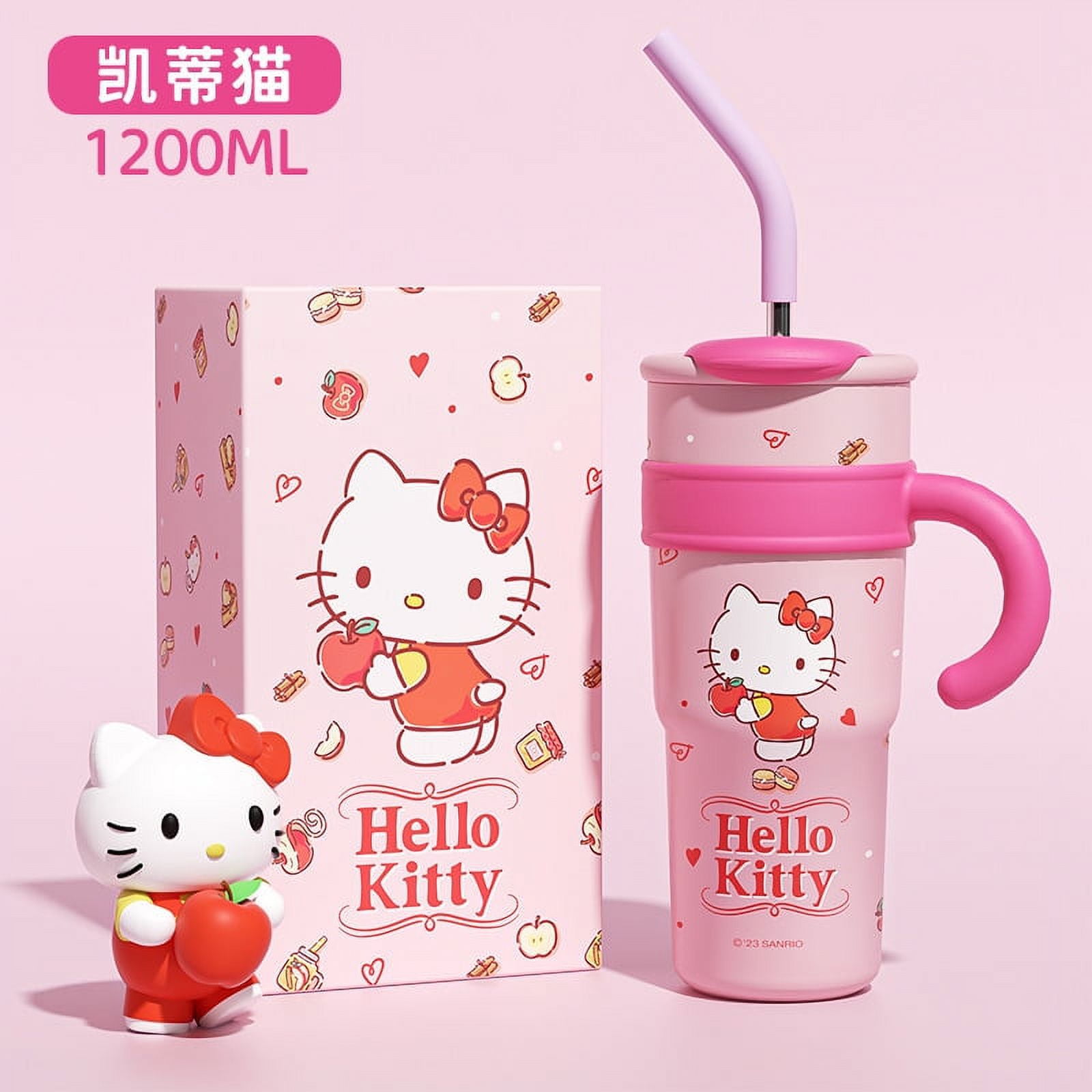 1200ml Sanrio Thermos Bottle Cold Ice Cute Hello Kitty Kuromi ...