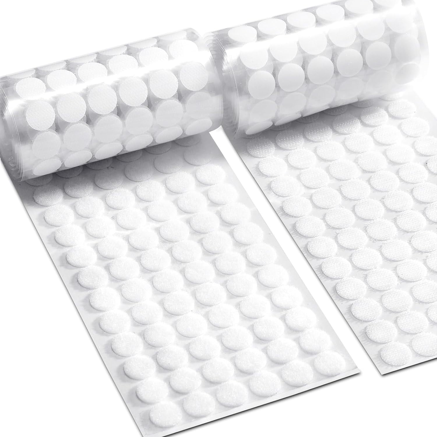 1200pcs (600 Pair Sets) 15mm Diameter Sticky Back Hook, Self Adhesive ...