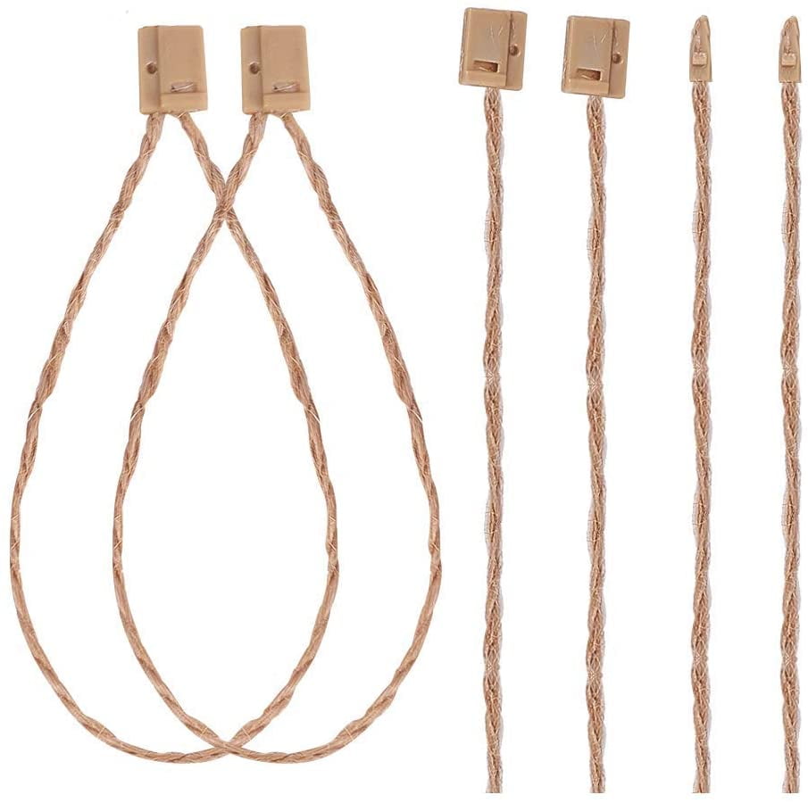 1200pcs 7 Inch Hang Tag Fasteners Price Tag String Hemp Twine Snap ...