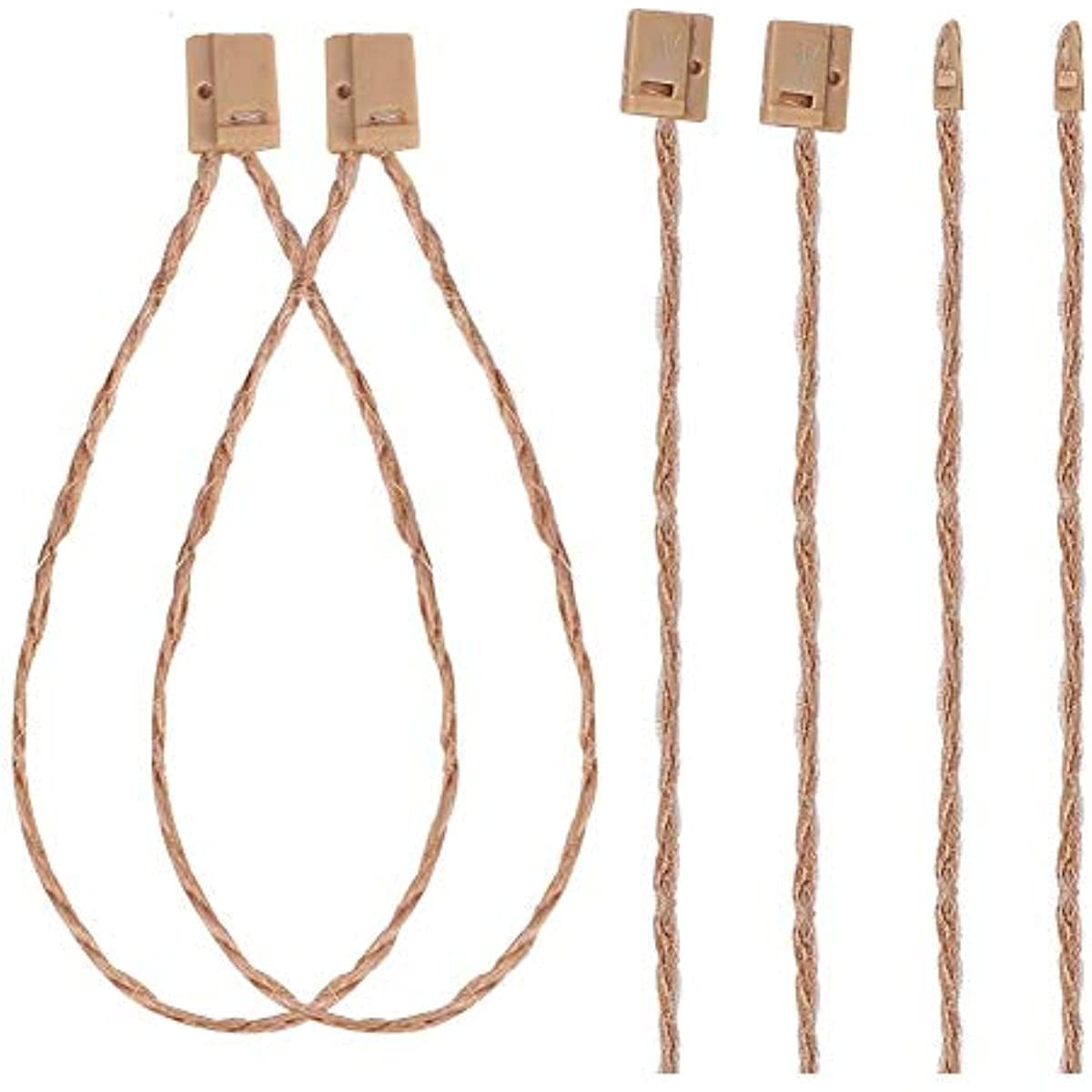 1200pcs 7 Inch Hang Tag Fasteners Price Tag String Hemp Twine Snap Locks Pin Security Loop for ...