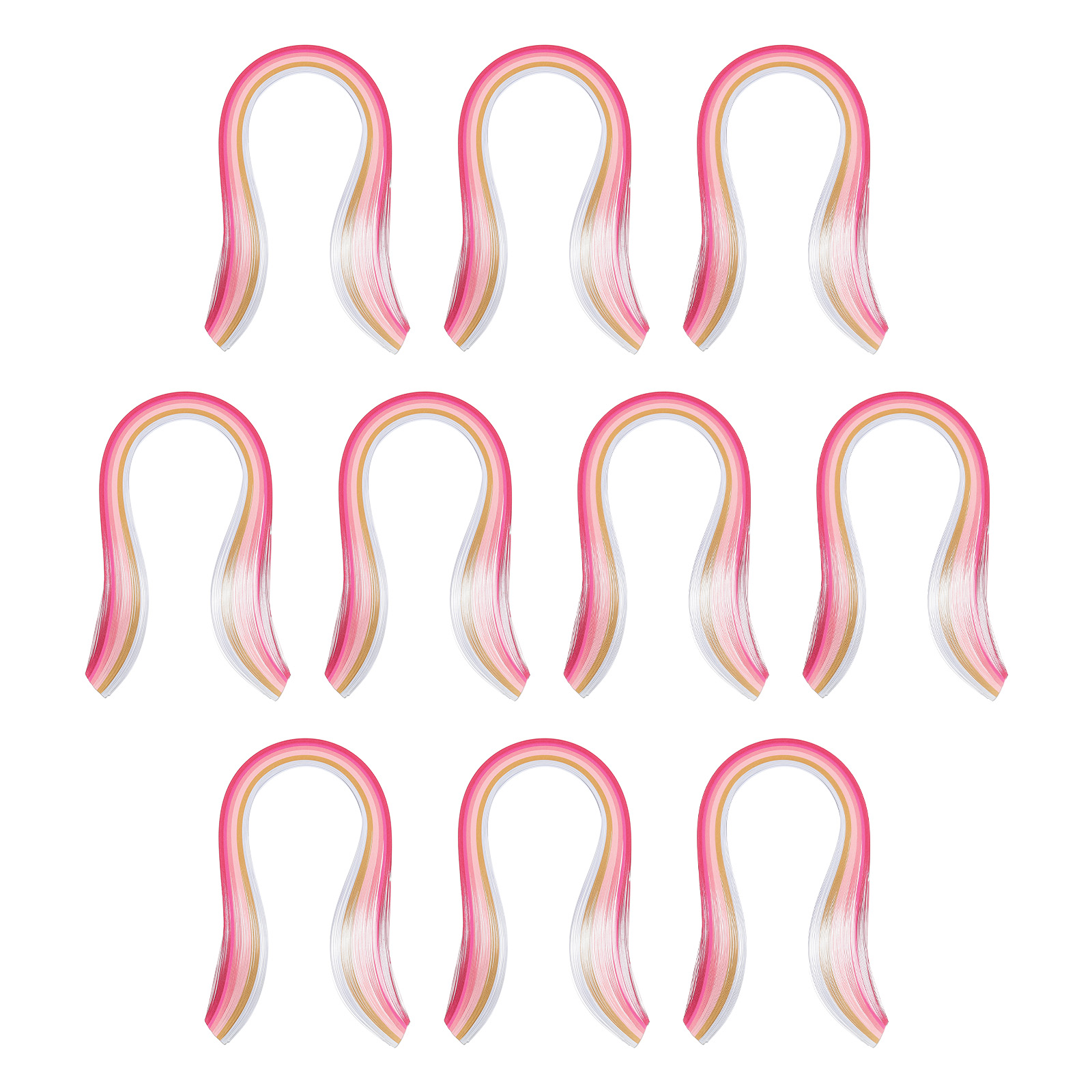 1200pcs Rainbow Quilling Strips Paper 1/8"(3mm) 15" Origami Paper ...