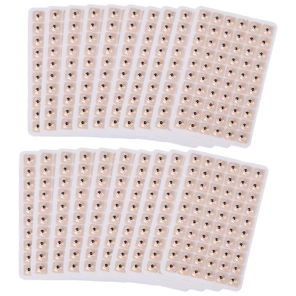 1200pcs Relaxation Ears Stickers Acupuncture Ear Vaccaria Seeds Ear ...