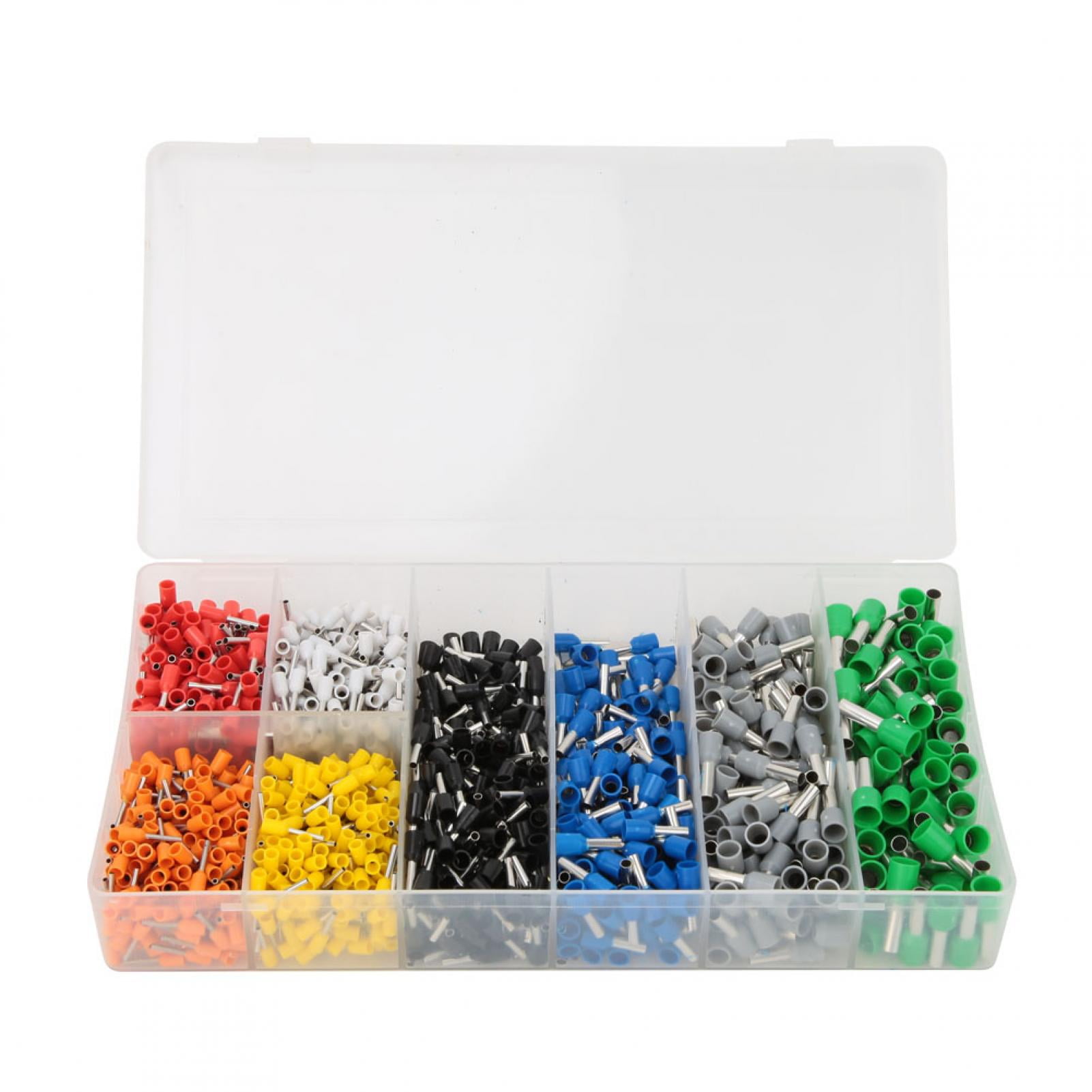 Neyseki 1200pcs box Pre insulated Ferrule Crimp Tube Terminal Wire ...