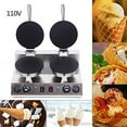 1200w Electric Commercial Nonstick Ice Cream Crispy Waffle Cone Baker Maker Machine Us,stainless ...