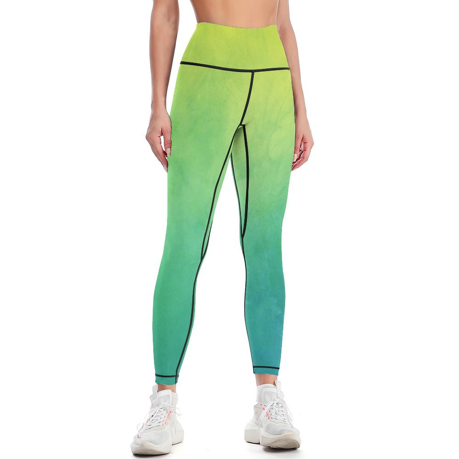 12011 Designer Watercolor Splash by JackRussellTees Leggings Fitness ...