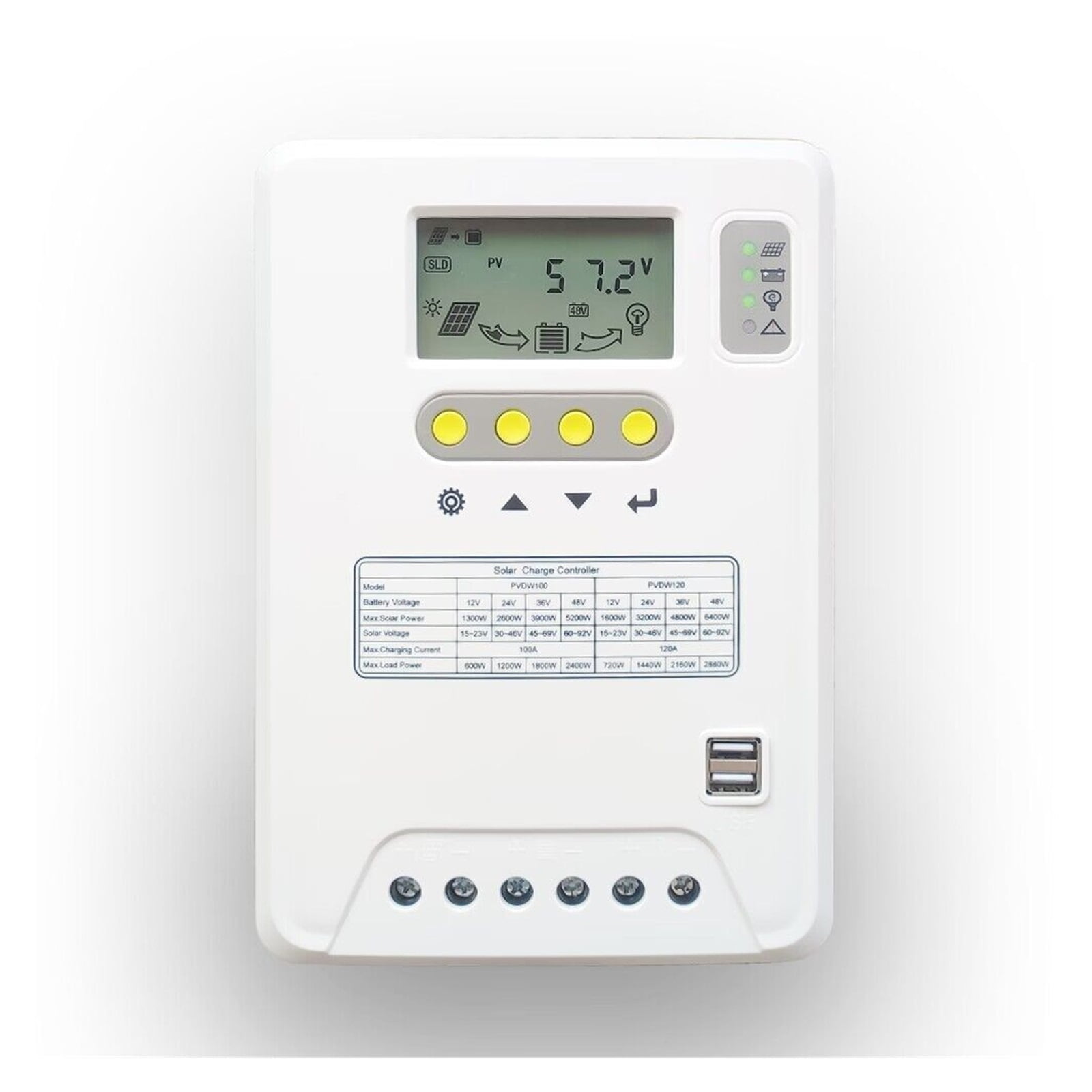 120A 60A 80A 100A 12V24V36V48V AUTO Solar Charge Controllers Solar PV ...