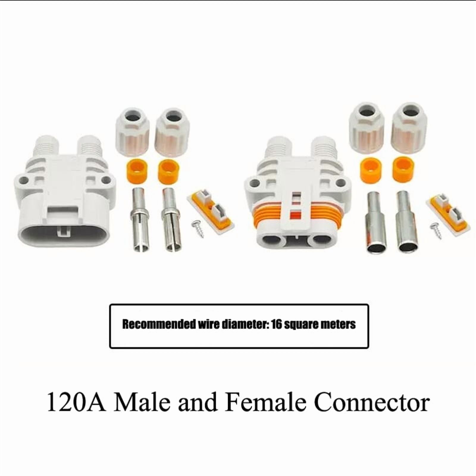 120A Parking Air Conditioning Connector High Current Waterproof Power ...