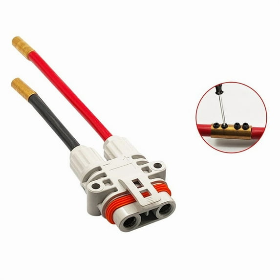 120A Parking Air Conditioning Connector High Current Waterproof Power ...