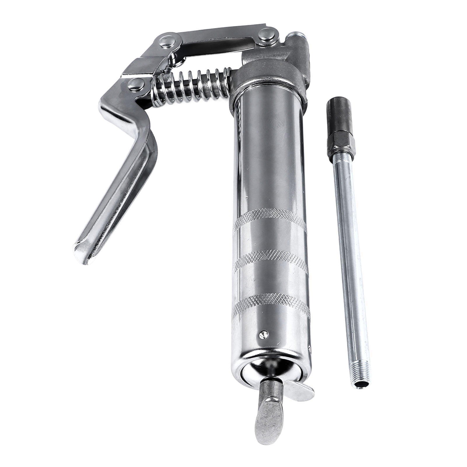 120CC Grease Gun Chrome Plated Metal Handheld Lubricating Grease ...