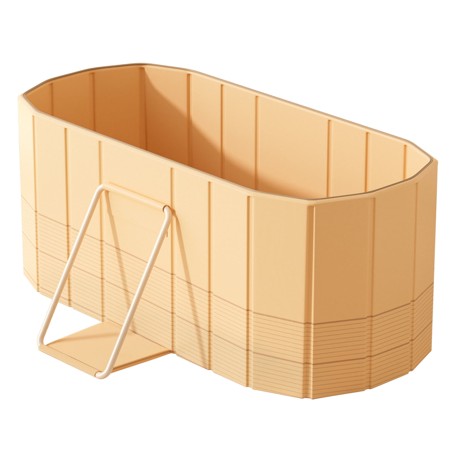 120CM Portable Folding Bathtub – 5-Layer Thermal Cover, Heavy-Duty ...