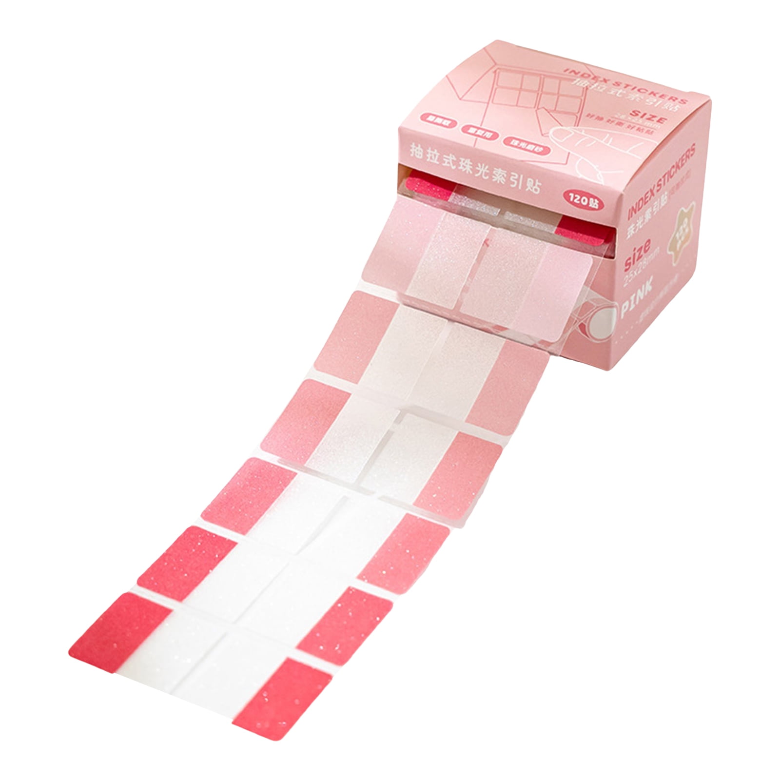 120Count Clear Colorful Page Label Page Markers Adhesive Notes Writable ...