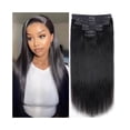 120G Clips In Hair Extension 8 Pcs/Set Long Straight Hair Extension ...