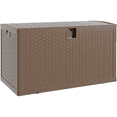 120Gallon Outdoor Storage Deck Box for Furniture Cushions,Garden Tools ...