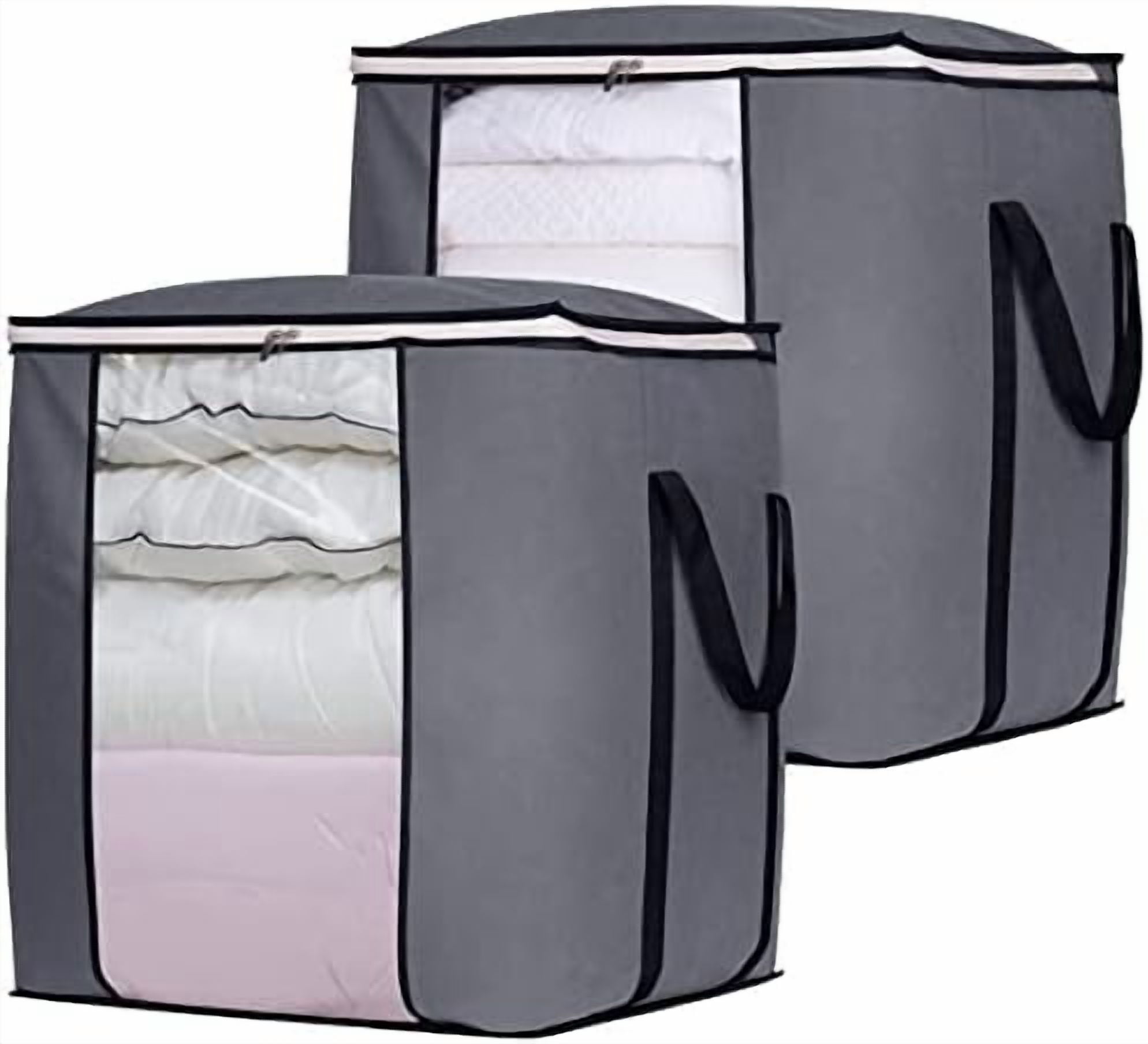 120L Extra Large Blanket Storage Bags Breathable Clothes Storage ...