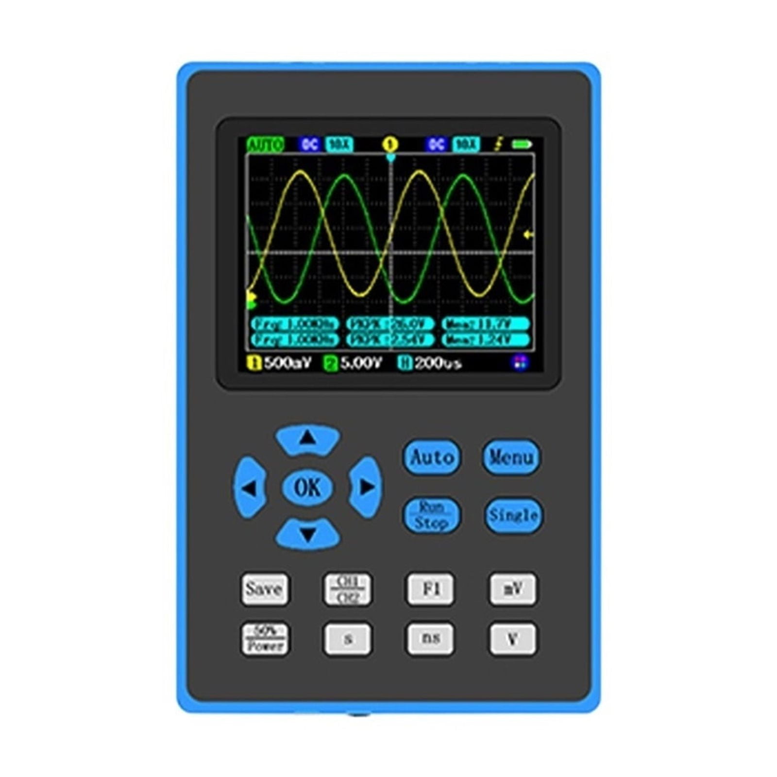 120M Bandwidth Digital Oscilloscope 500MSa/s Sampling Rate With Dual ...