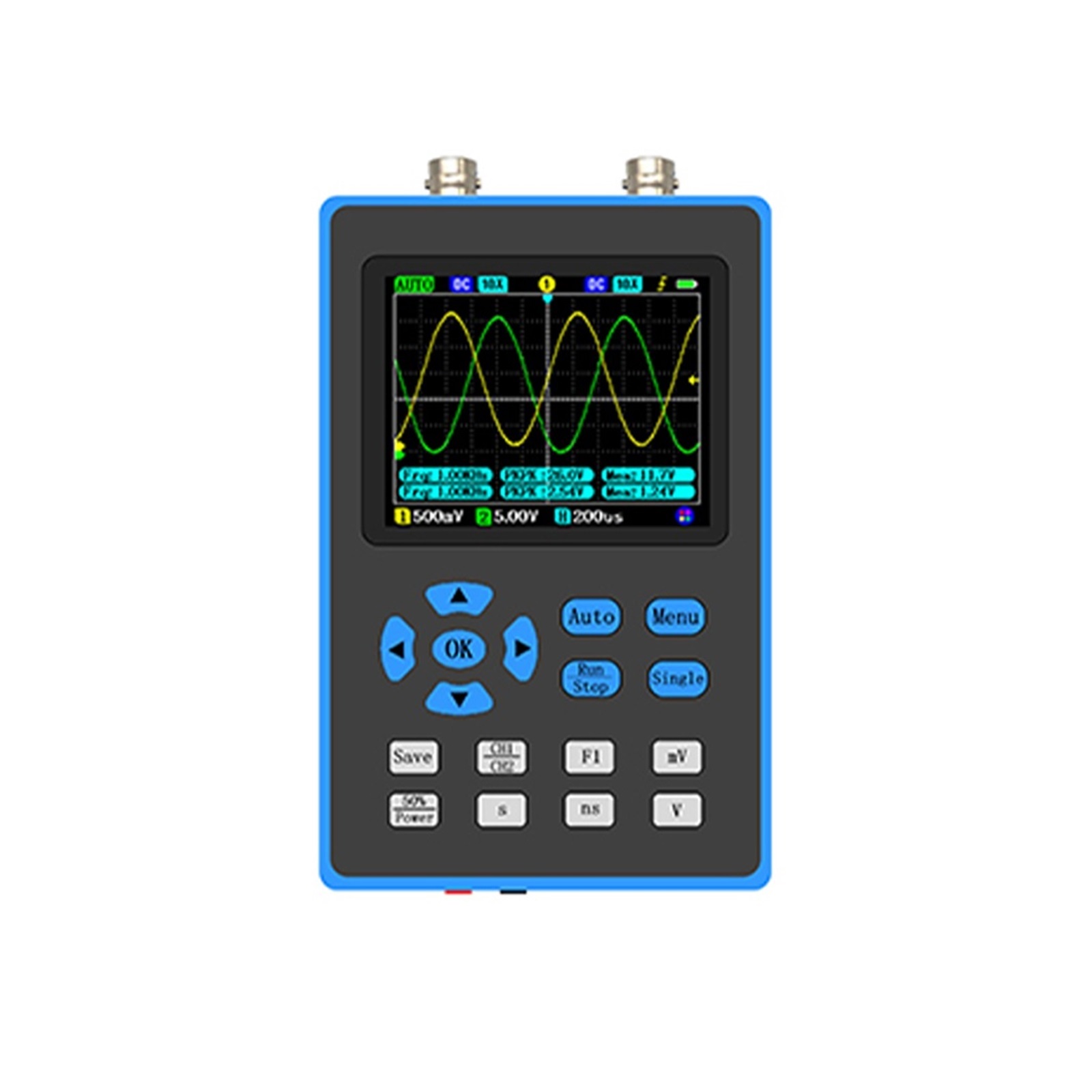 120M Bandwidth Portable Dual Channel Digital Oscilloscope 10mV Minimum