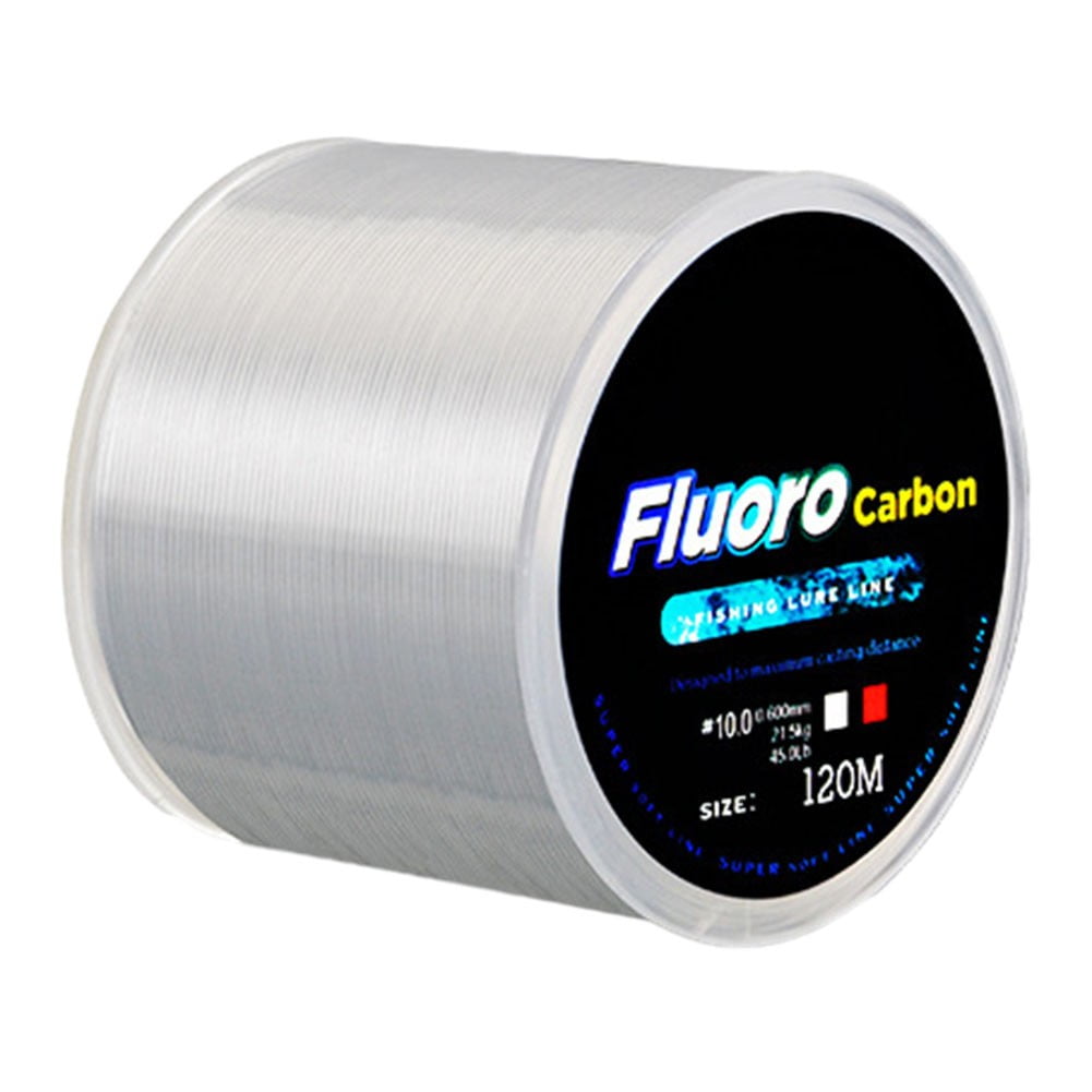 120M Fluorocarbon Fishing Lure Line 4.13-34.32Lb Carbon Fiber Leader ...
