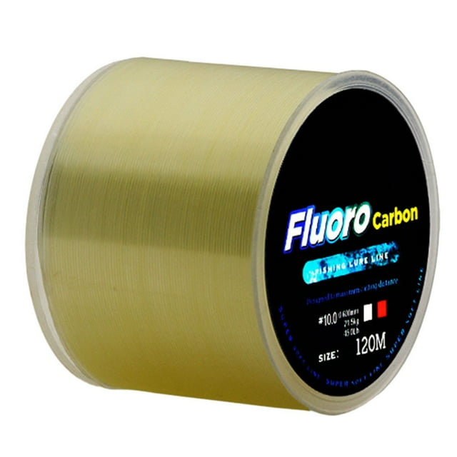 120M Fluorocarbon Fishing Lure Line 4.13-34.32Lb Carbon Fiber Leader ...