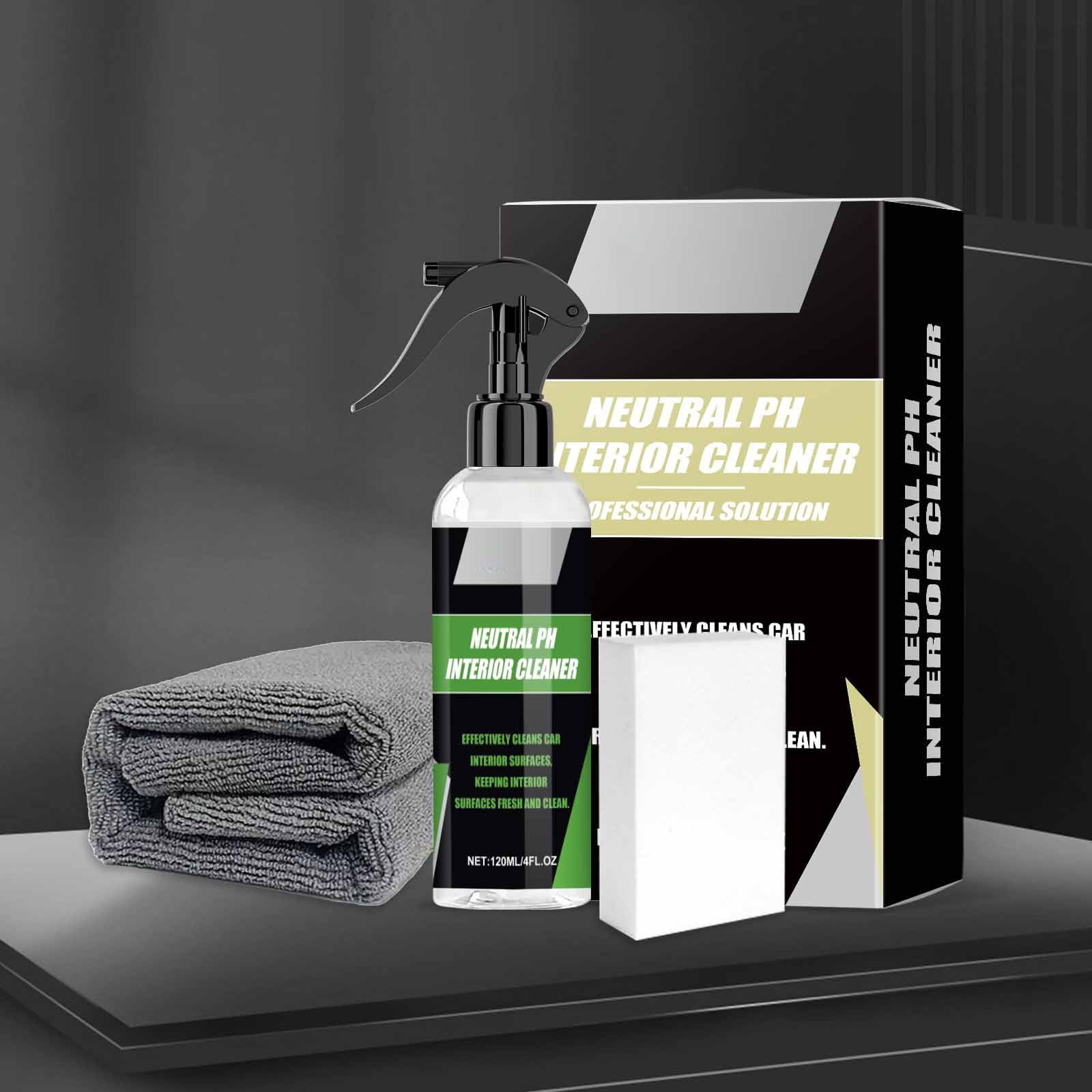 120ML Car Foam Cleaning, Heavy Duty Degreaser, Non-Toxic formula, Easy ...