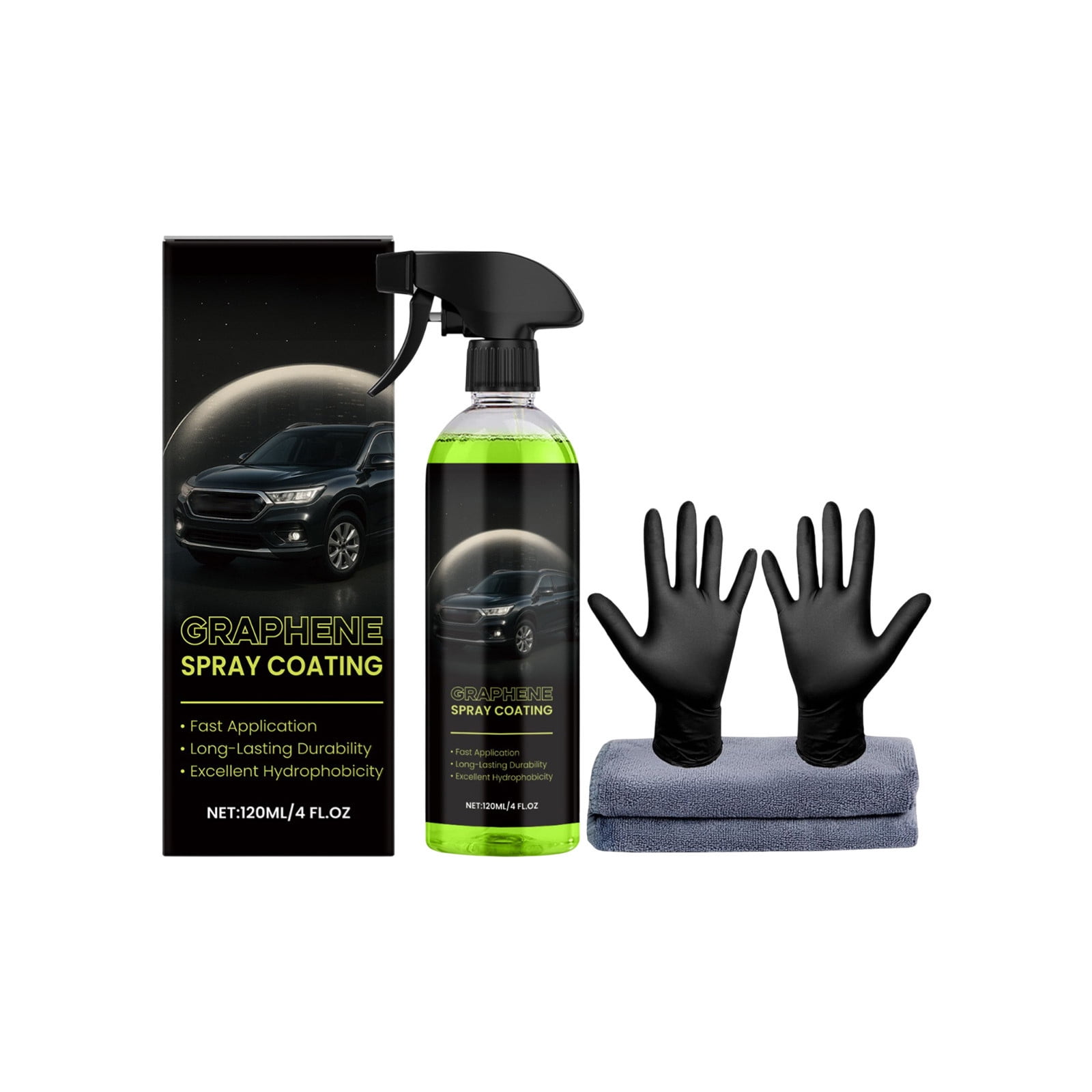 120Ml Ceramic Spray Coating For Automotive Paint Wheels Glass ...