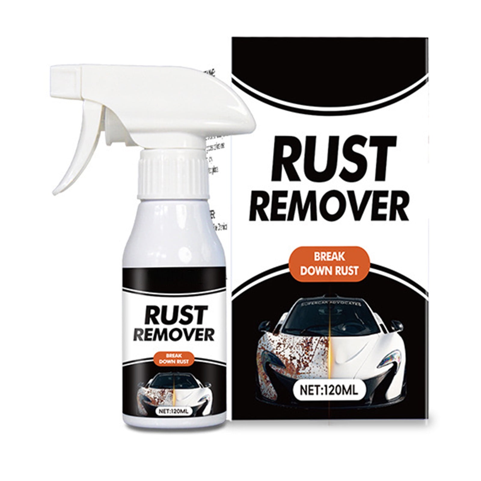 120Ml Metal Rust Remover Liquid For Automotive Parts Hardware Tools ...