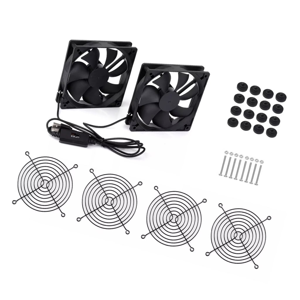 120Mm Computer Cooling Fan USB Power 3 Speed Low Noise Design For ...