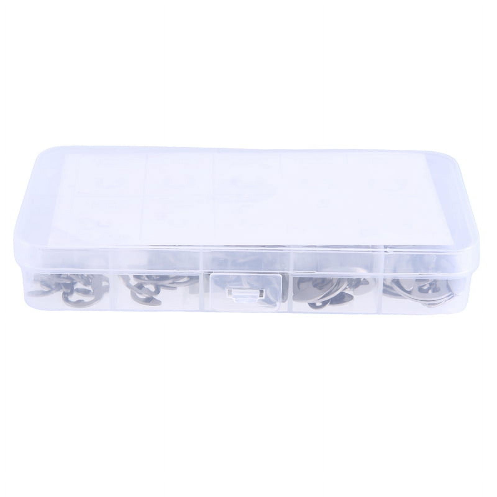 120PCS 304 Stainless Steel E Clip Washer Assortment Kits Circlip ...