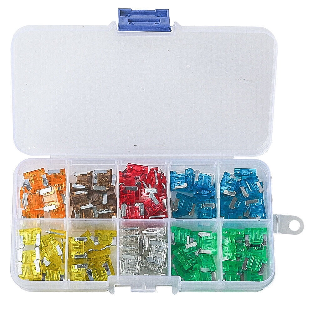 120PCS Assortment Micro Low Profile Mini Blade Fuse 5A/7.5A/10A/15A/20A ...