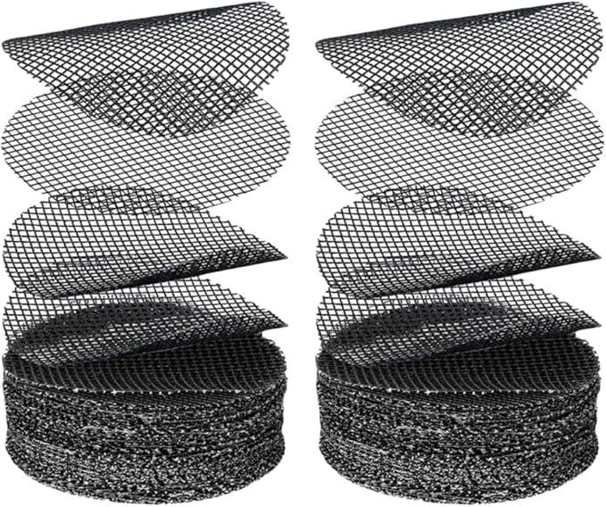 120PCS Bonsai Pot Bottom Grid Mat Mesh, Plant Drainage Screens Gasket ...