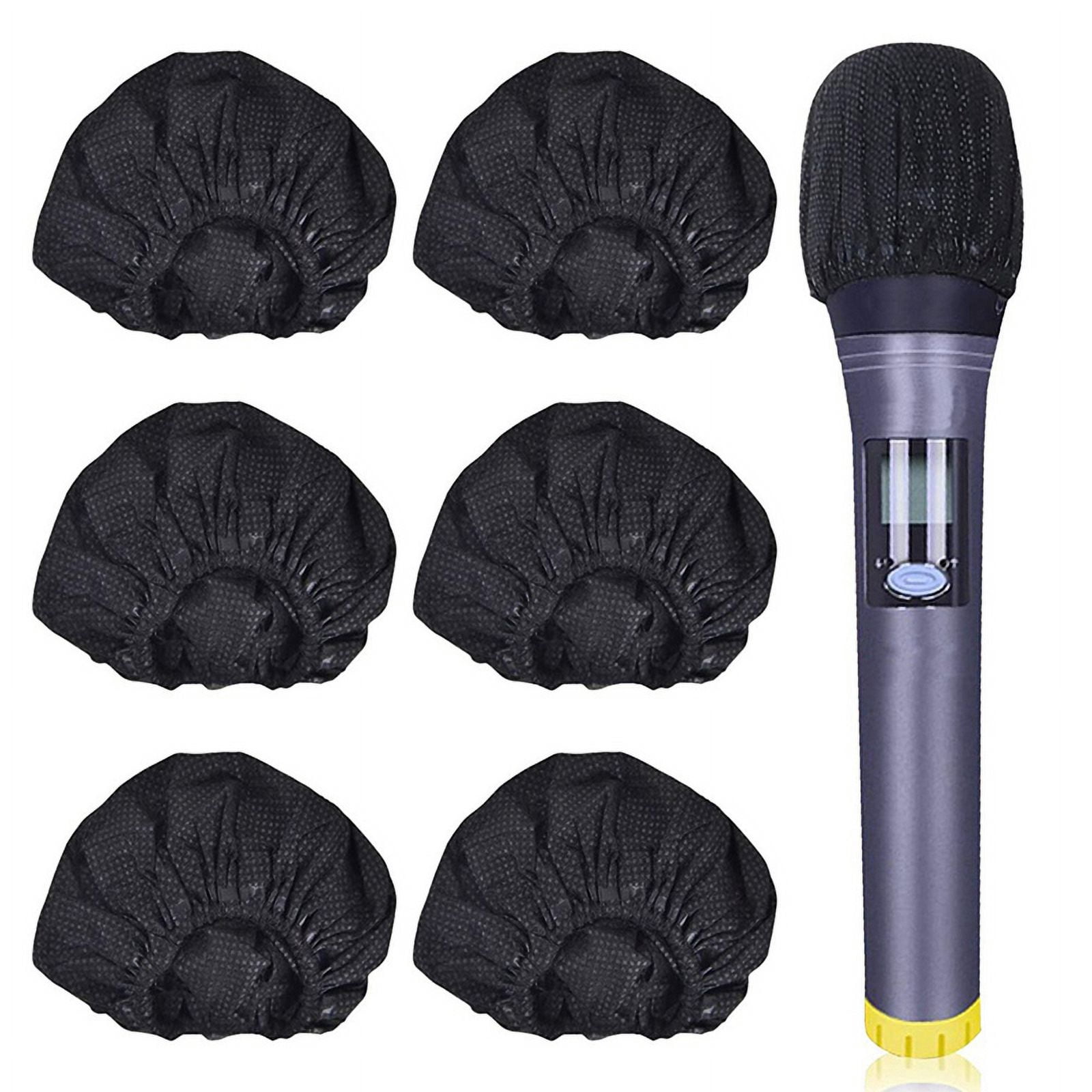 120PCS Disposable Microphone Cover Non-Woven Microphone Cover Dust ...