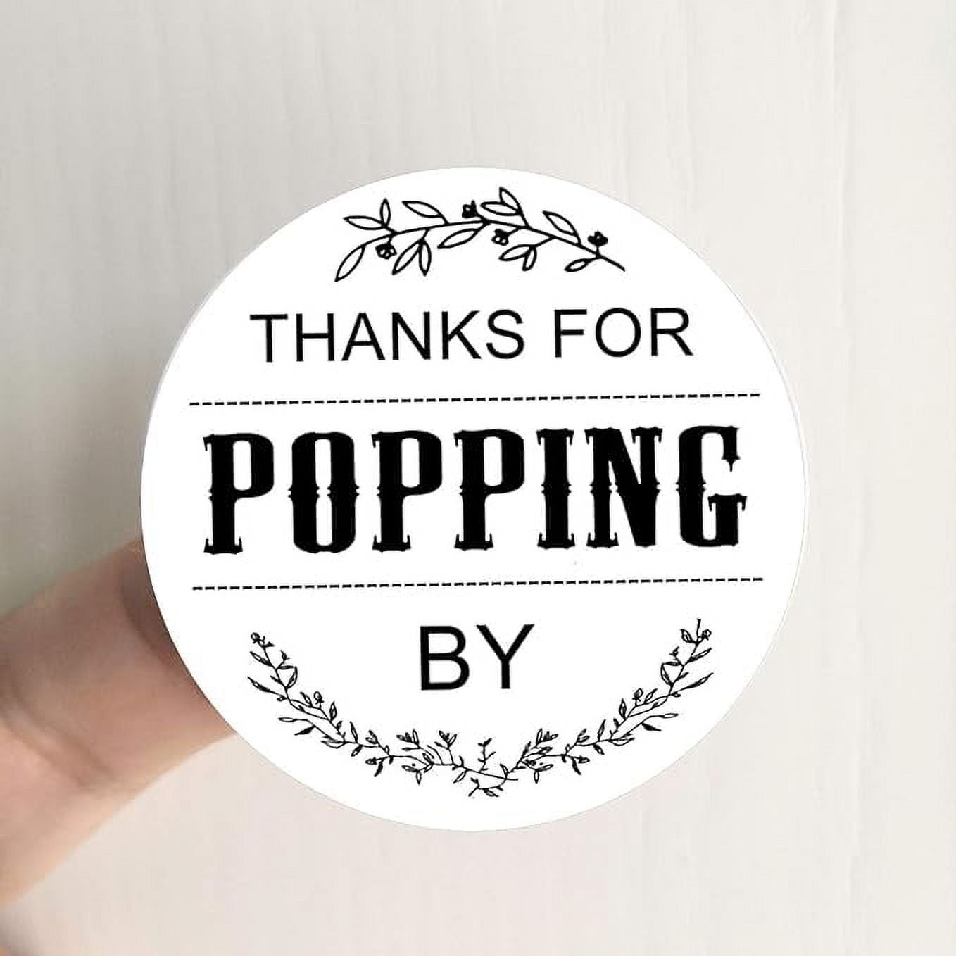 120PCS Ready to Pop Stickers, Baby Shower Favour Stickers, Thanks for ...