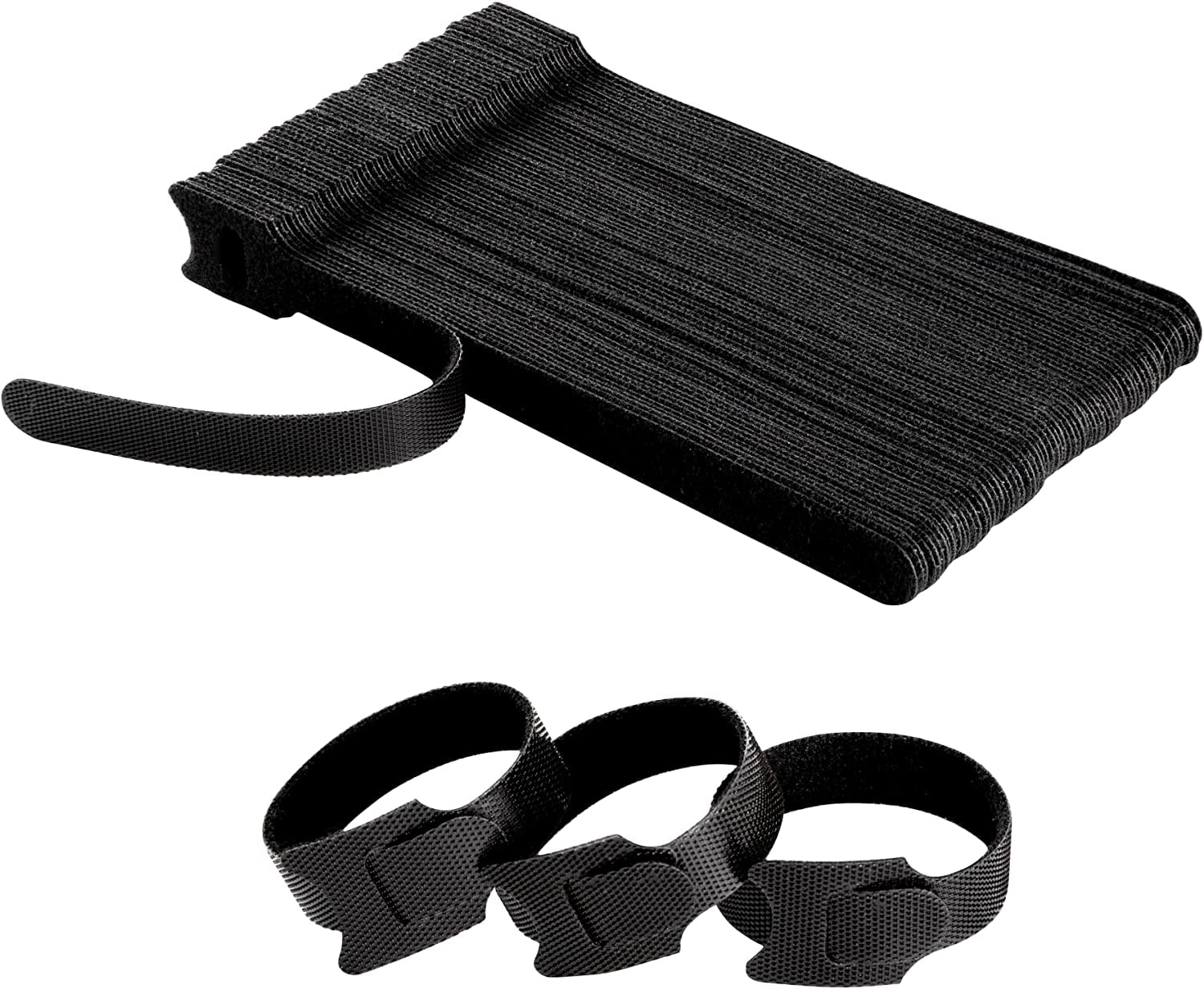 120PCS Reusable Fastening Cable Ties - 6 in Cable Management Ties Cable ...