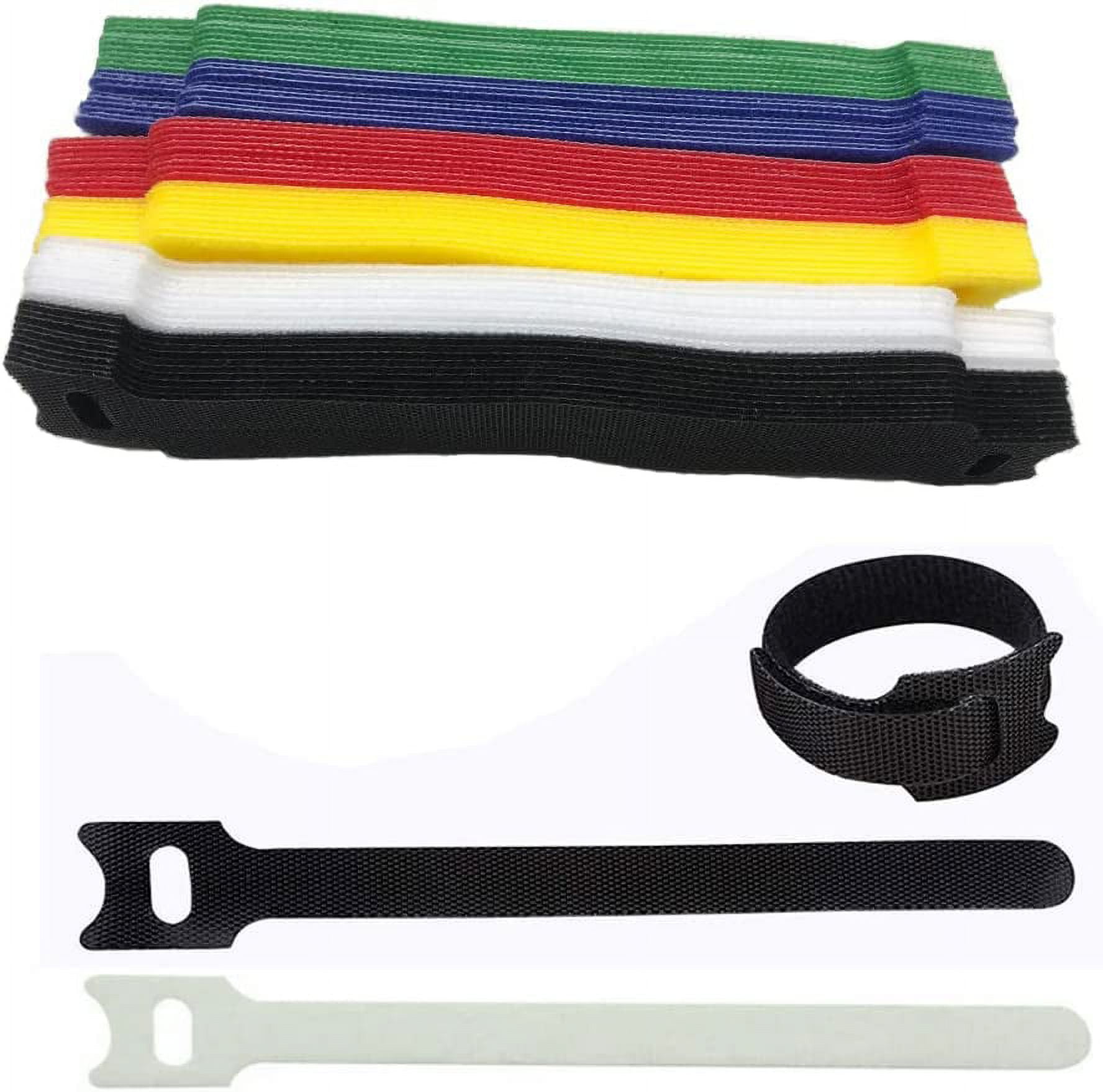 120PCS Reusable Fastening Cable Ties, Management 6-Inch Cable Straps ...